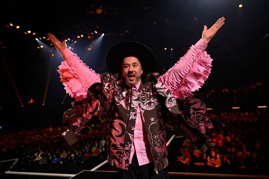 Gustaph Celebrates After Winning His Song Editorial Stock Photo - Stock ...