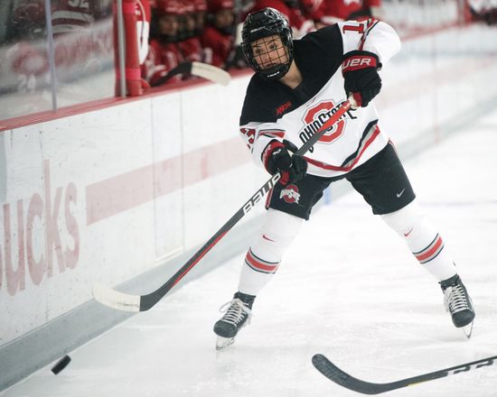 Ohio State Buckeyes Defenseman Riley Brengman Editorial Stock Photo ...