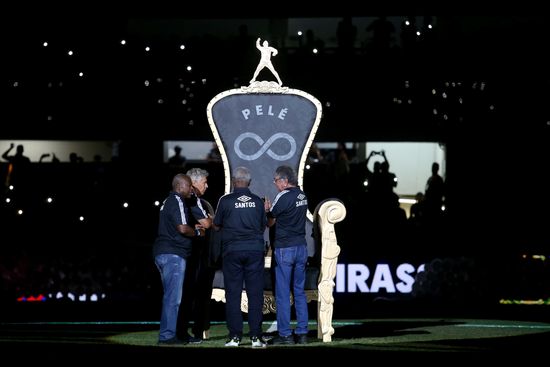 Throne Honor Pele Displayed During Tribute Editorial Stock Photo ...