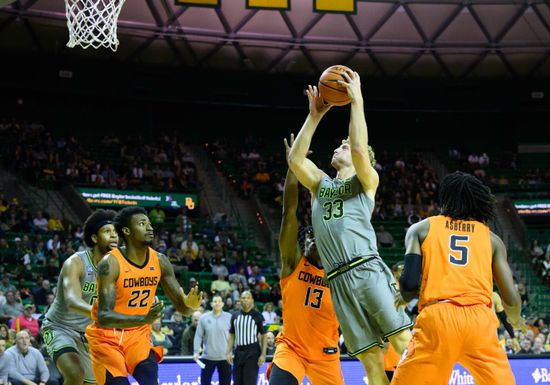 Baylor Bears Forward Caleb Lohner 33 Editorial Stock Photo - Stock ...
