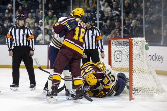 Minnesota Forward Bryce Brodzinski 22 Notre Editorial Stock Photo ...