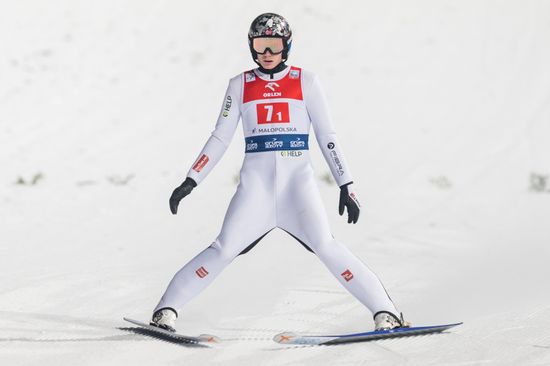 Marius Lindvik During Team Competition Ski Editorial Stock Photo ...