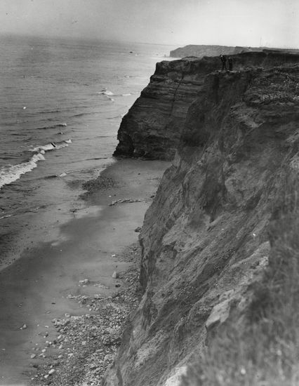 Cliff Ryhope Co Durham 1950 England Editorial Stock Photo - Stock Image ...