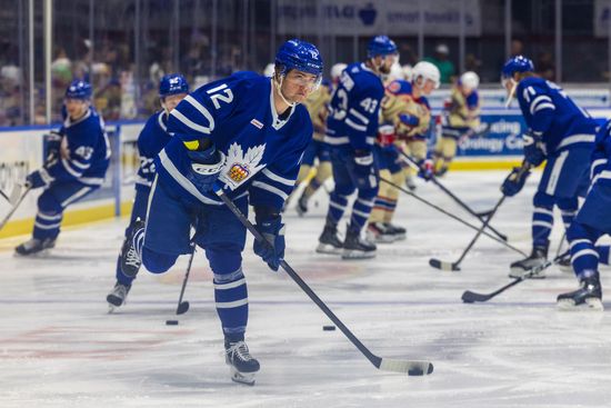 Toronto Marlies Forward Matt Hellickson 12 Editorial Stock Photo ...