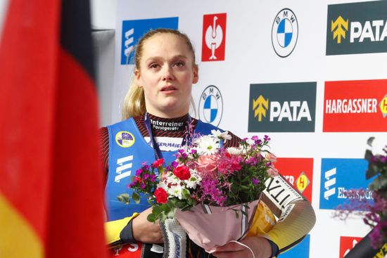 Winner Anna Berreiter Germany Reacts During Editorial Stock Photo ...