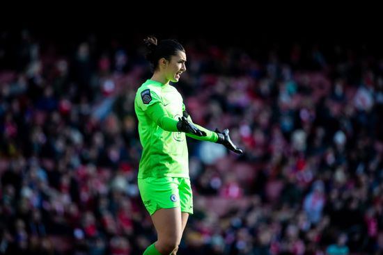 Goalkeeper Zecira Musovic 1 Chelsea During Editorial Stock Photo ...