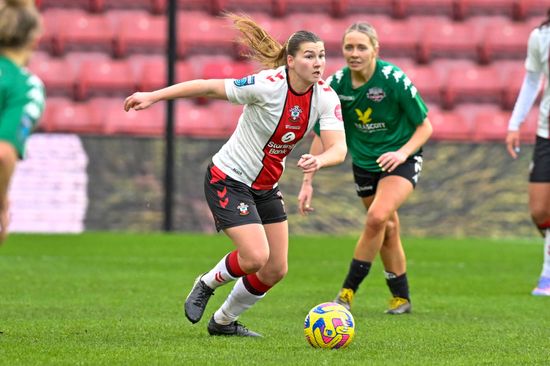 Southampton Womens Midfielder Alice Griffiths During Editorial Stock ...