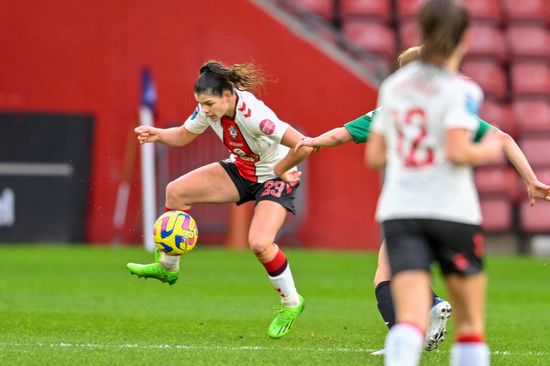Southampton Womens Defender Megan Collett During Editorial Stock Photo ...