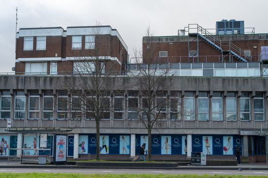 Queensmere Shopping Centre Slough Western Side Editorial Stock Photo ...