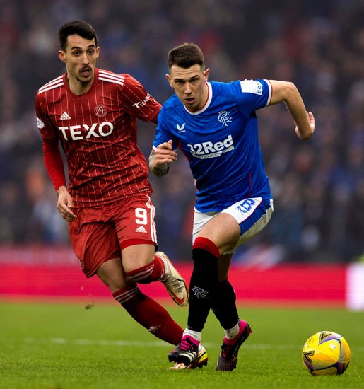 Bojan Miovski Aberdeen Ryan Jack Rangers Editorial Stock Photo - Stock ...