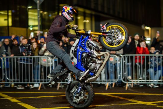 Pictured Red Bull Athlete Motorcycle Stunt Editorial Stock Photo ...