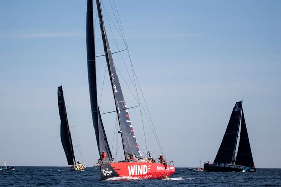 Imoca Class Sailing Boat Vo65 Boat Editorial Stock Photo - Stock Image ...