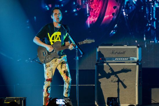Muse Lead Vocalist Matt Bellamy Performs Editorial Stock Photo - Stock ...