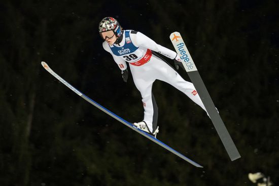 Marius Lindvik During Individual Competition Ski Editorial Stock Photo ...