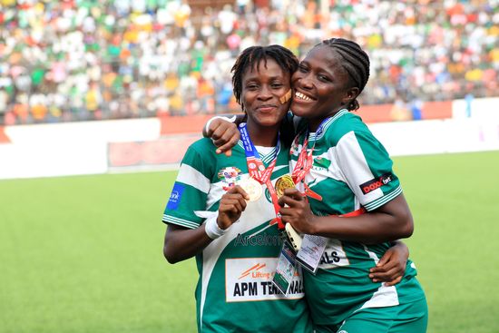 Lofa County Women Players Celebrate Their Editorial Stock Photo - Stock ...
