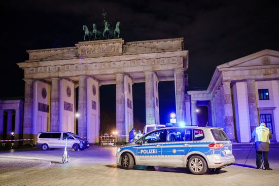 Members Berlin Police Investigate Incident Front Editorial Stock Photo ...