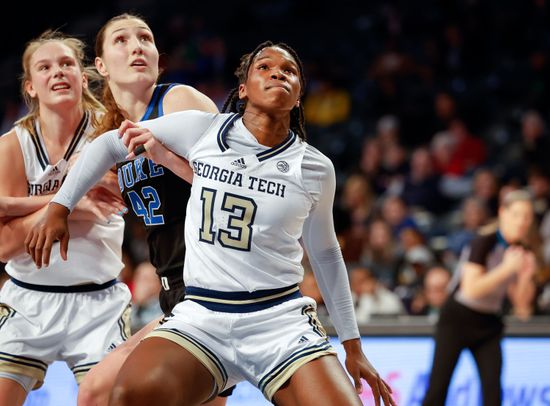 Georgia Techs Kayla Blackshear 13 Action Editorial Stock Photo - Stock ...