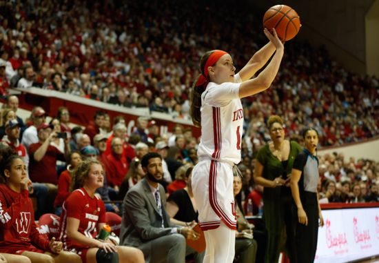 Indiana Hoosiers Guard Sara Scalia 14 Editorial Stock Photo - Stock ...