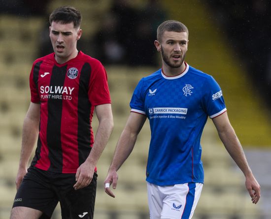Rangers B Team Defender Lewis Mackinnon Editorial Stock Photo - Stock ...