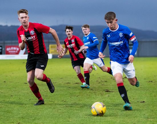 Rangers B Team Defender Robbie Fraser Editorial Stock Photo - Stock ...