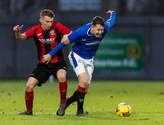 Rangers B Team Midfielder Connor Allan Editorial Stock Photo - Stock ...