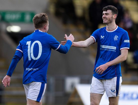 Rangers B Team Midfielder Charlie Lindsay Editorial Stock Photo - Stock ...