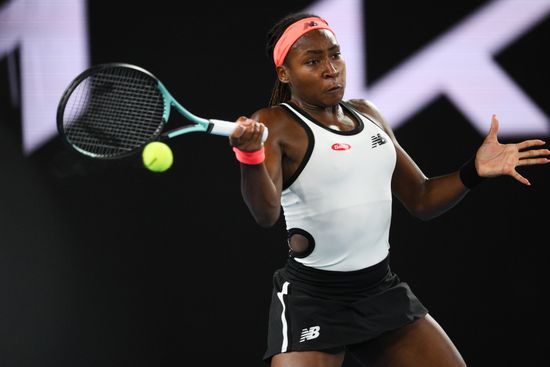 Coco Gauff Action During Her Second Editorial Stock Photo - Stock Image ...