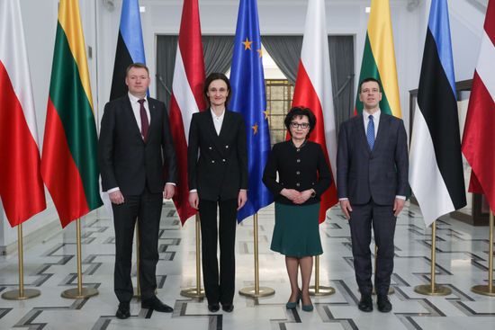 Lr Latvian Saeima Speaker Edvards Smiltens Editorial Stock Photo ...
