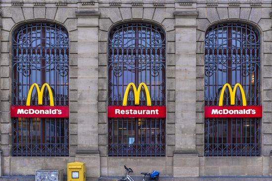 Mc Donald Logos On Heritageprotected Facade Editorial Stock Photo ...