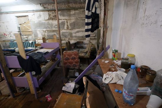 School Basement Where Russian Soldiers Held Editorial Stock Photo ...