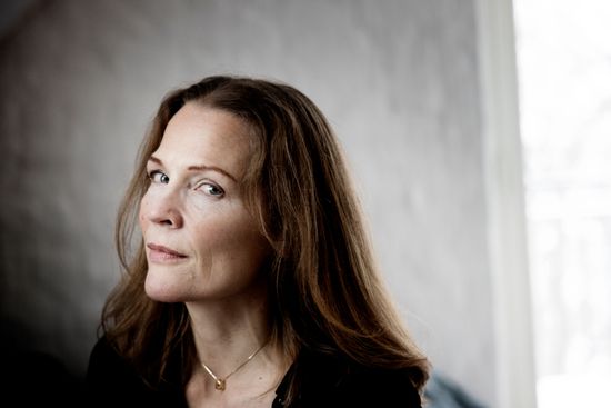 Author Asne Seierstad Photographed Her Writing Editorial Stock Photo ...