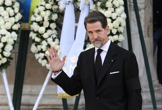 Crown Prince Pavlos On Steps Metropolitan Editorial Stock Photo - Stock ...