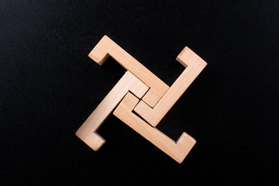 Swastik Geometrical Emblem Nazi Symbolism German Editorial Stock Photo ...