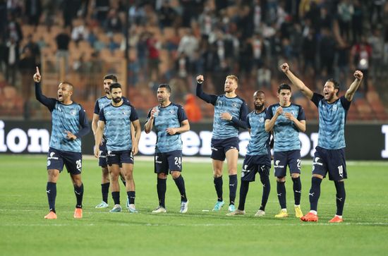 Pyramids Players Celebrate During Penalty Shoot Editorial Stock Photo ...