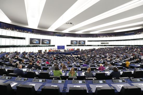 Members European Parliament Meps Attend Ceremony Editorial Stock Photo ...