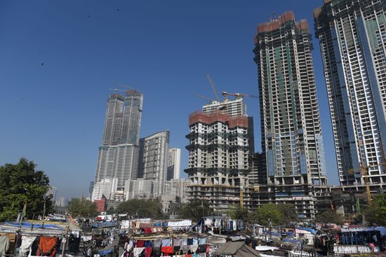 High Rise Residential Buildings Seen Mumbai Editorial Stock Photo ...