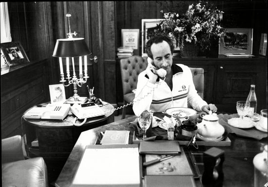 Businesman Sir Ralph Halpern Eats Breakfast Editorial Stock Photo ...