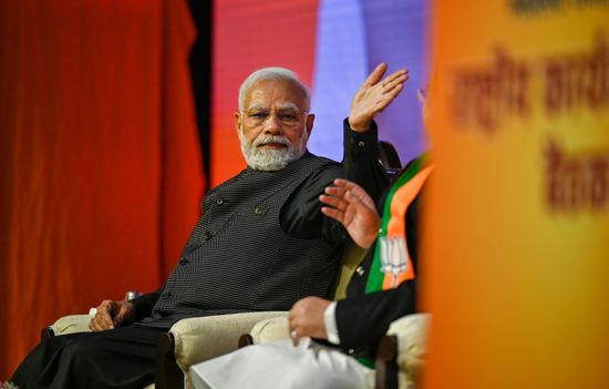 Prime Minister Narendra Modi During Bjp Editorial Stock Photo - Stock ...