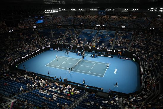 General View Rod Laver Arena Roof Editorial Stock Photo - Stock Image ...
