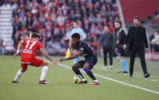 Thomas Lemar Pozo Akieme During Almeria Editorial Stock Photo - Stock ...
