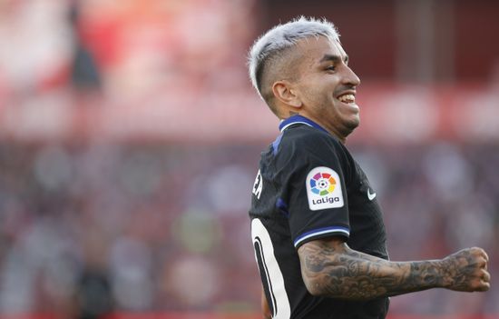 Angel Correa Goal During Almeria V Editorial Stock Photo - Stock Image ...