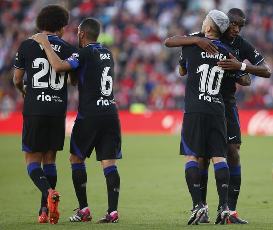 Angel Correa Goal During Almeria V Editorial Stock Photo - Stock Image ...