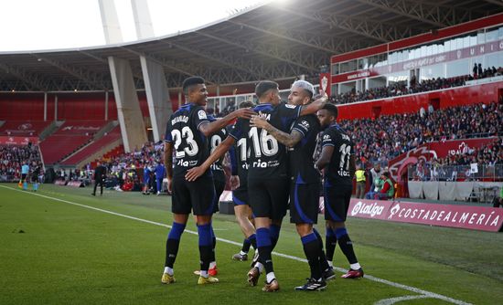 Angel Correa Goal During Almeria V Editorial Stock Photo - Stock Image ...
