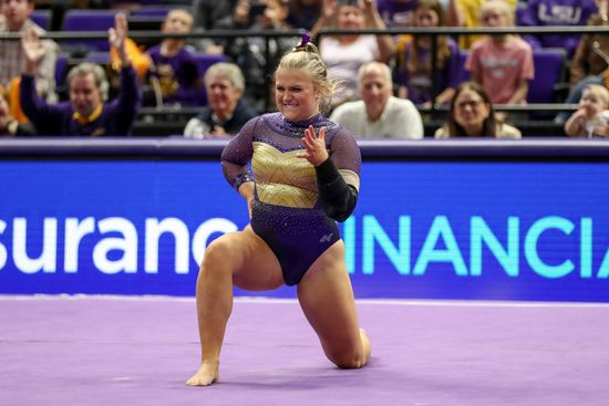 Lsus Sierra Ballard Competes On Floor Editorial Stock Photo - Stock ...