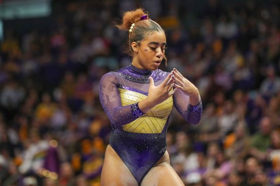 Lsus Kai Rivers Competes On Balance Editorial Stock Photo - Stock Image ...