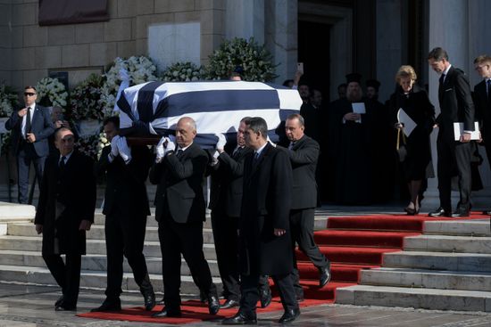 Funeral Procession Former King Greece Konstantinos Editorial Stock ...