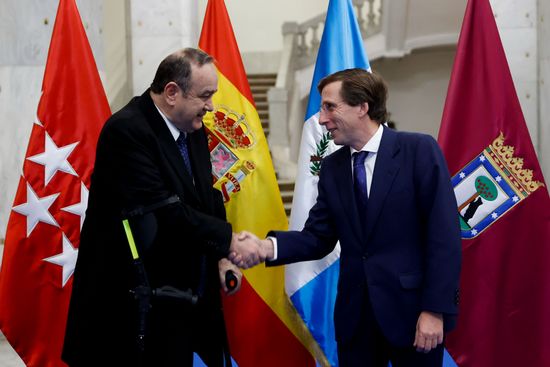 Madrids Mayor Jose Luis Martinezalmeida R Editorial Stock Photo - Stock ...