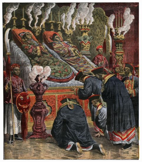 History China Corpses Empress Cixi Emperor Editorial Stock Photo ...