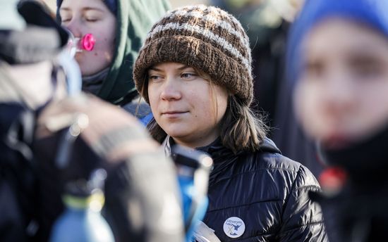 Swedish Climate Activist Greta Thunberg Attends Editorial Stock Photo ...