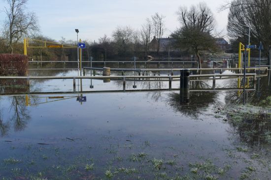 River Levels Rise Along River Thames Editorial Stock Photo - Stock ...
